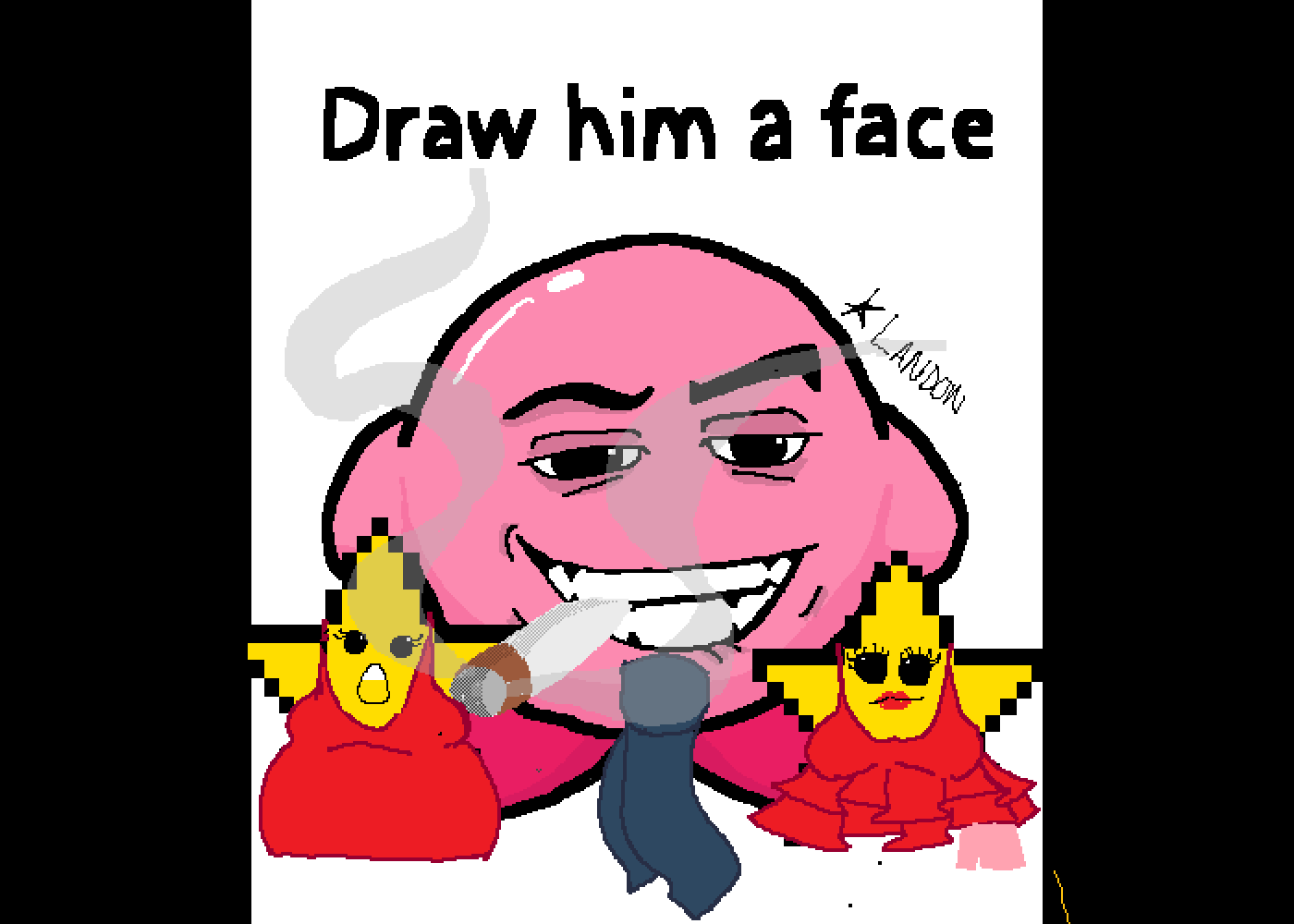 Pixilart - ㅤdraw him a face by LANDOSLOVE