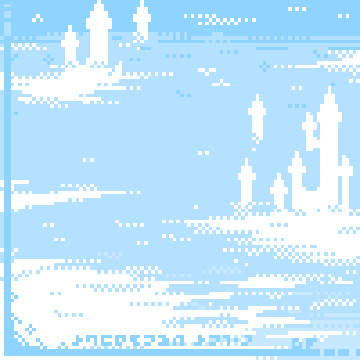 Pixilart - city in the sky by Dragonfire34