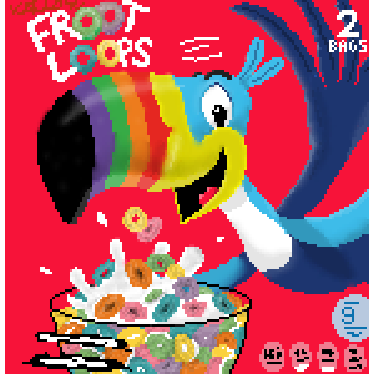 Pixilart - FROOT LOOPS by washion