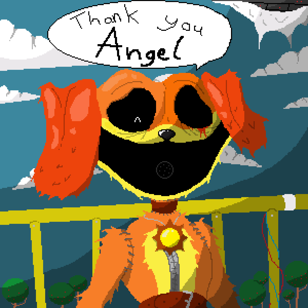 Pixilart - saving dogday (poppy playtime) by tamqu