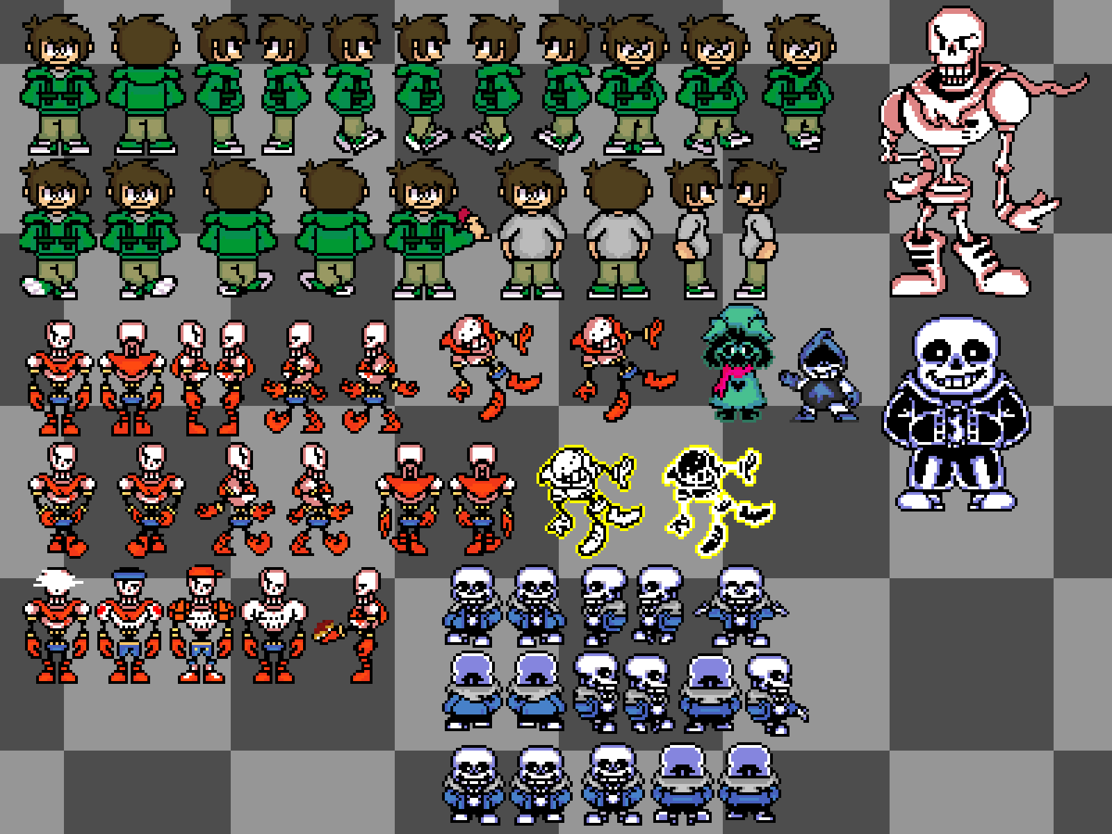 Pixilart - Old sprites |Free use| by Xr5cv