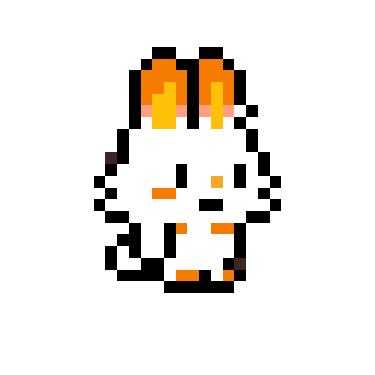 Pixilart - Scorbunny Sprite (Syobon Action 2) by mycaka1348
