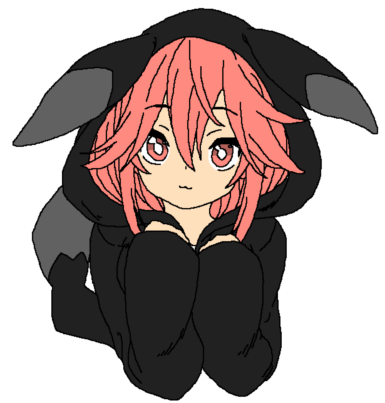 Pixilart - Girl In Pikachu Hood base by Empire-of-god