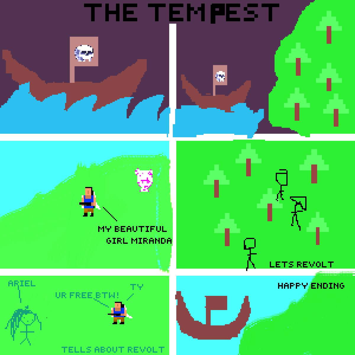 Pixilart - the tempest storyboard by Oozyon60fps