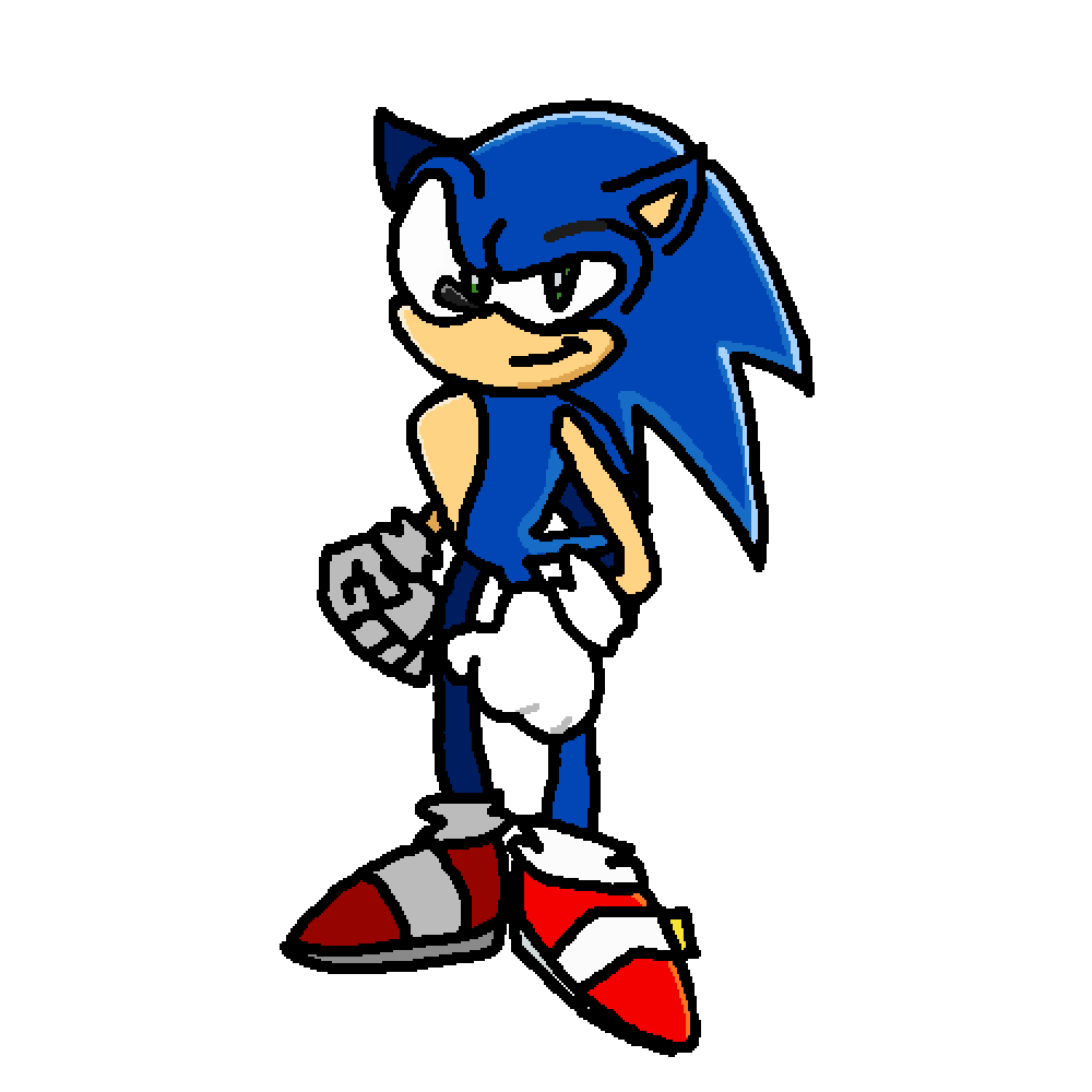 Pixilart - sadx pose or something by Reftes