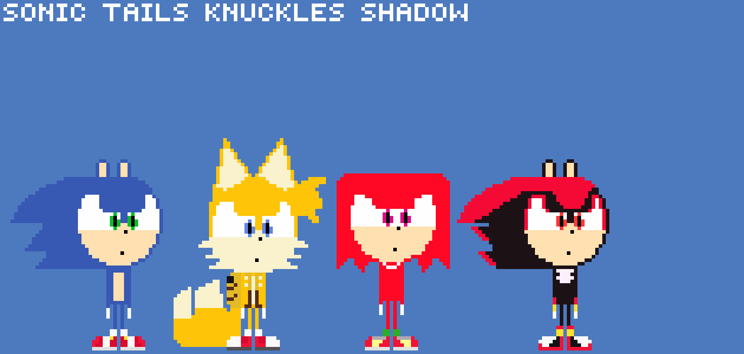 Pixilart - Sonic Movie Sprites by Superstar23