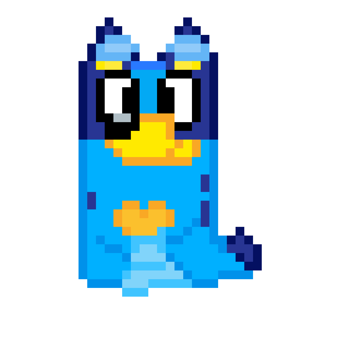 Pixilart - If you watch Bluey, like this pixel art by Lalapixel