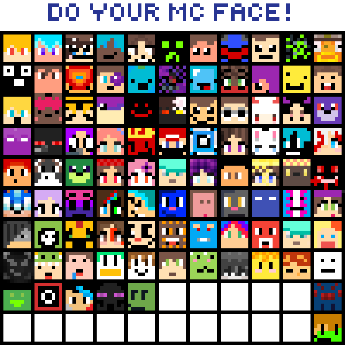Pixilart - Make your MC face by Slimekid2362