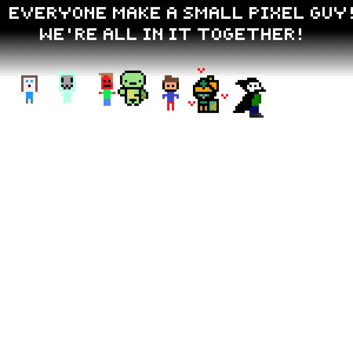 Pixilart - EVERYONE ADD A SMALL PIXEL GUY! by TheCorrupt