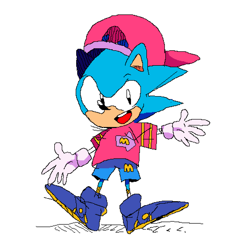 Pixilart - Sonic with outfits by Noobsarecool