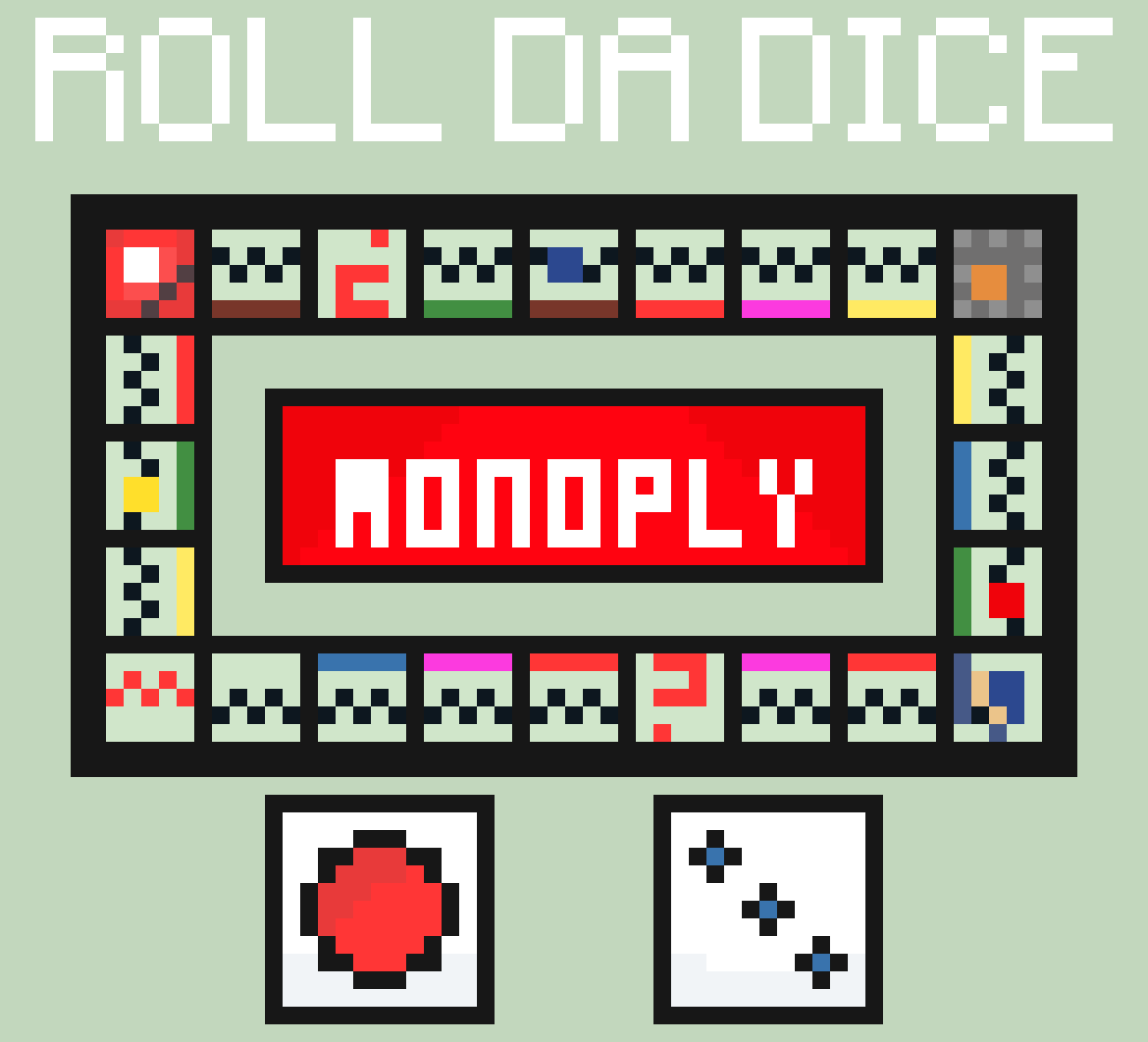 Pixilart - Monopoly Dice by BisharpLovesMe