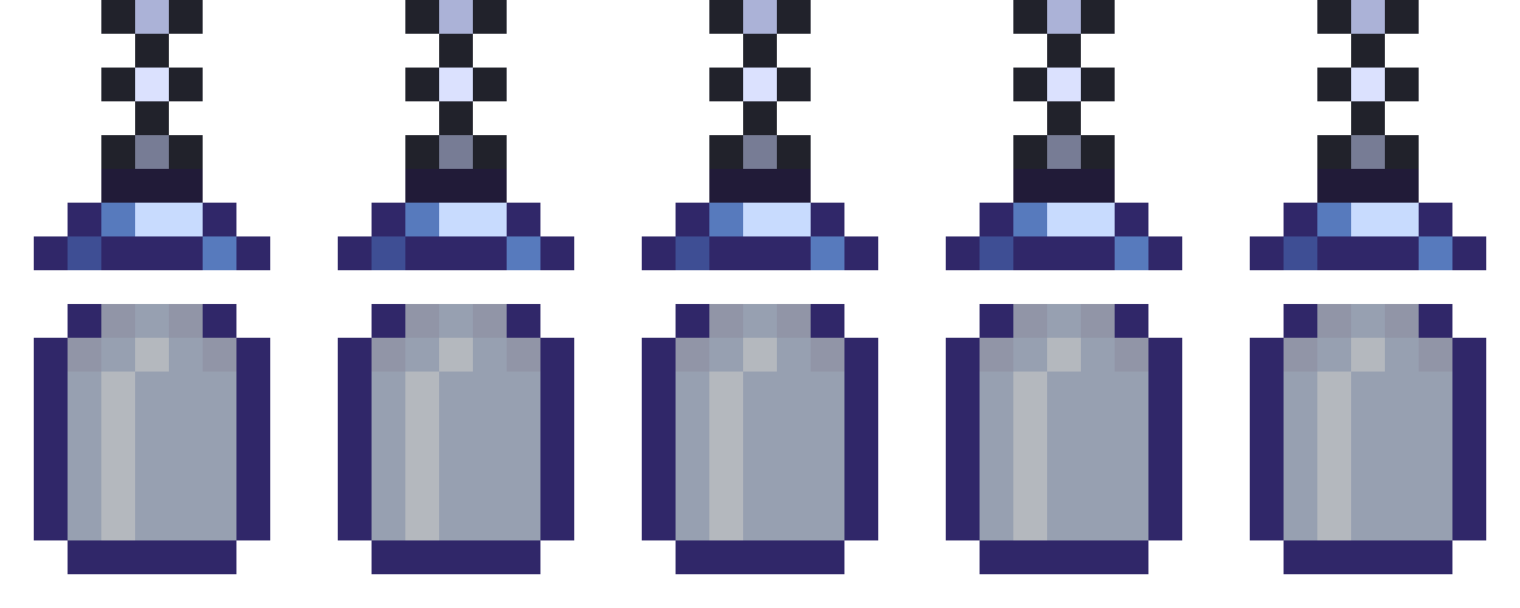 Pixilart - Terraria Tile ID #660 | Faeling in a Bottle by tSpritesheeter