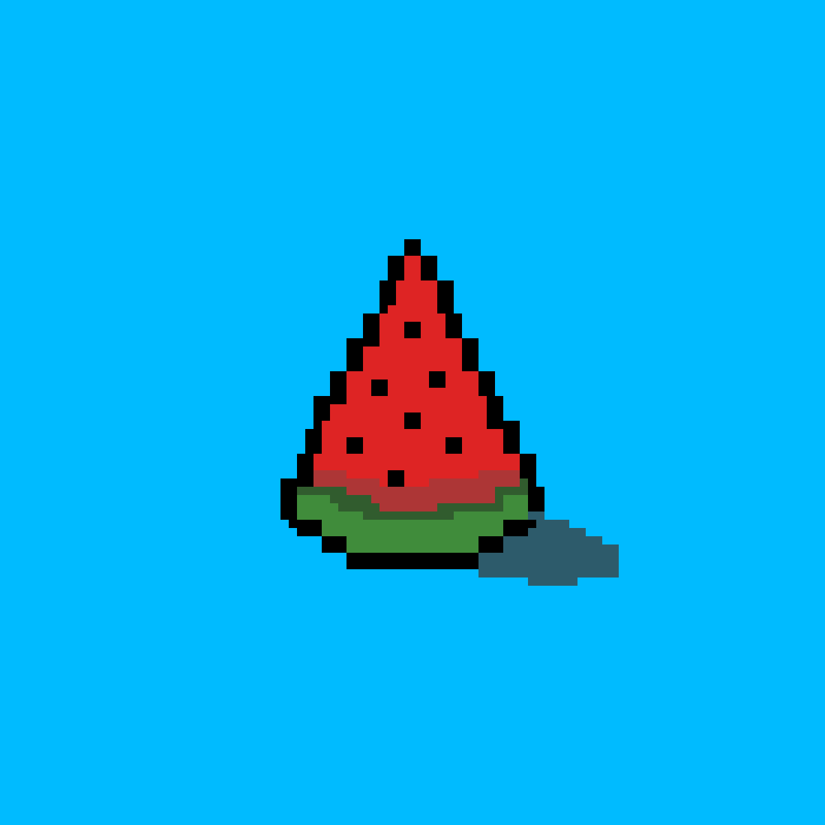 Pixilart - WATERMELON by baddiedonut