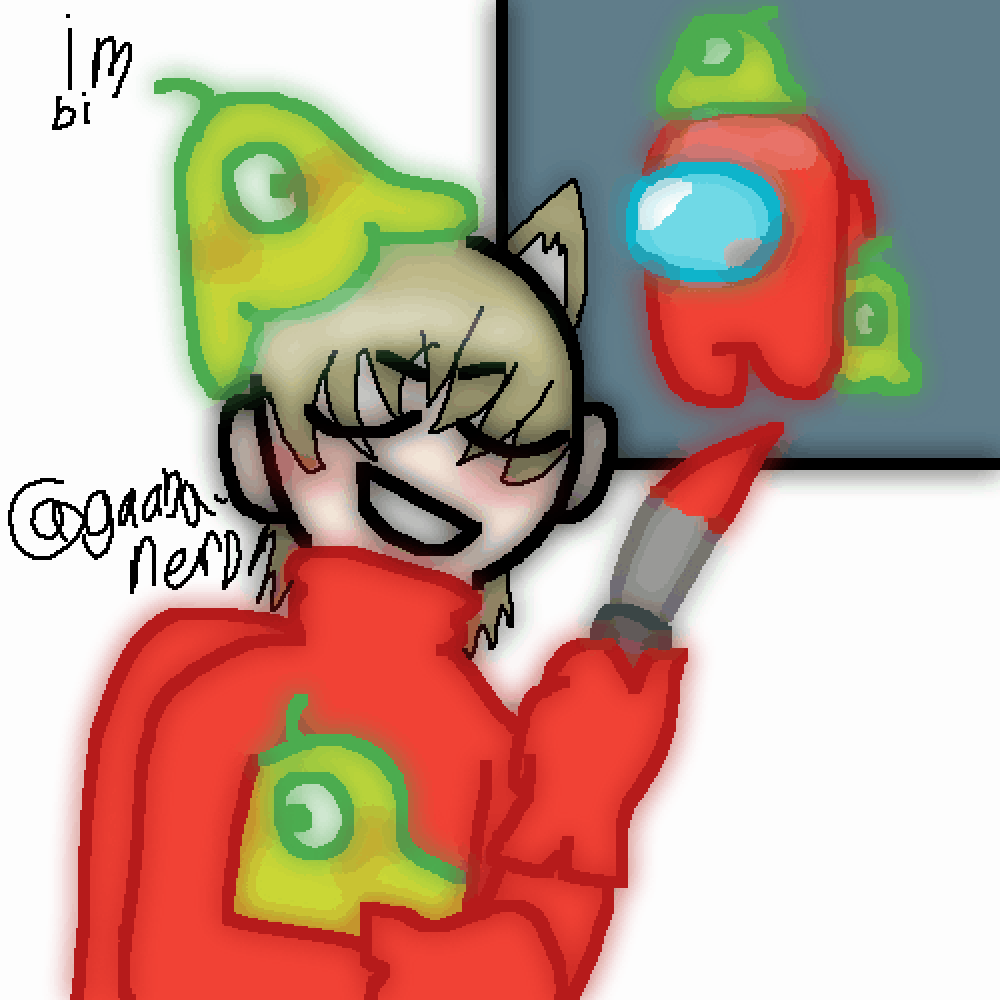 Pixilart - among us edit by honku-yt