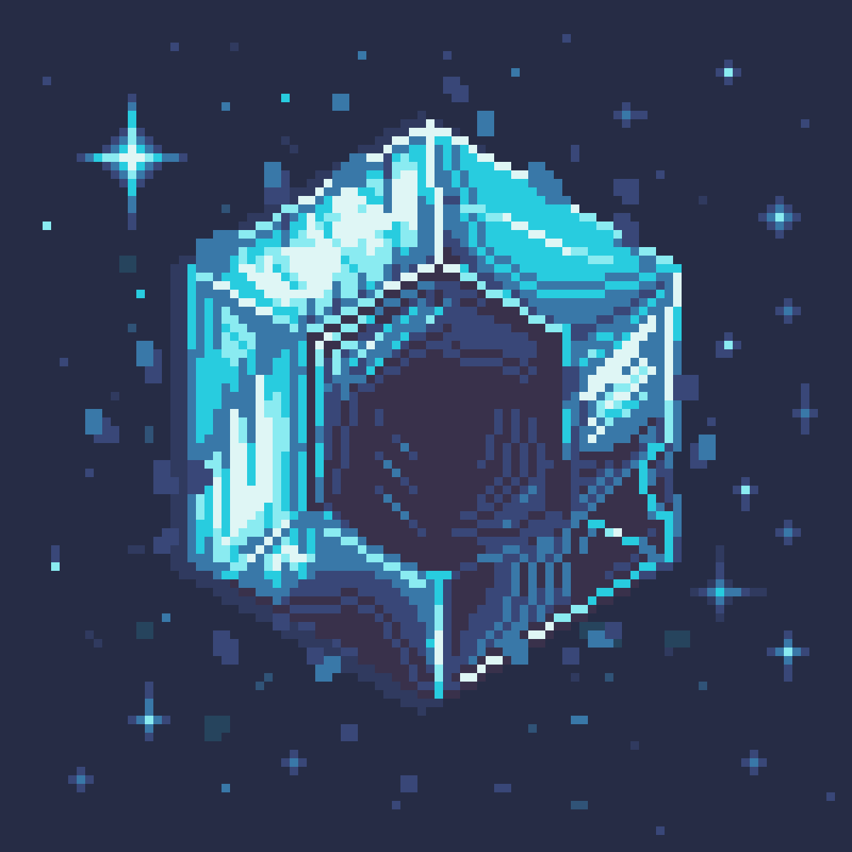Pixilart - Space rock by polygoblin