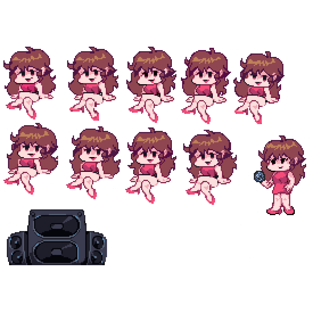 Pixilart - FNF spritesheet by I-cant-draw-E