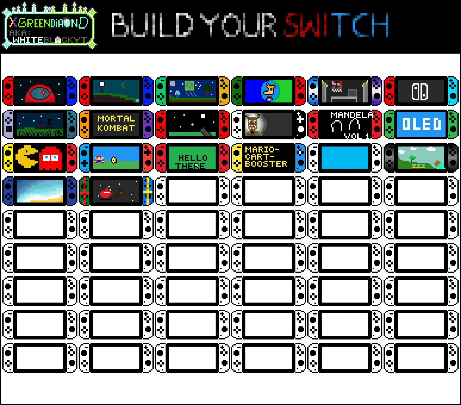 Pixilart - Mario 8 deluxe booster couse nintendo switch by Glizzygobbler23