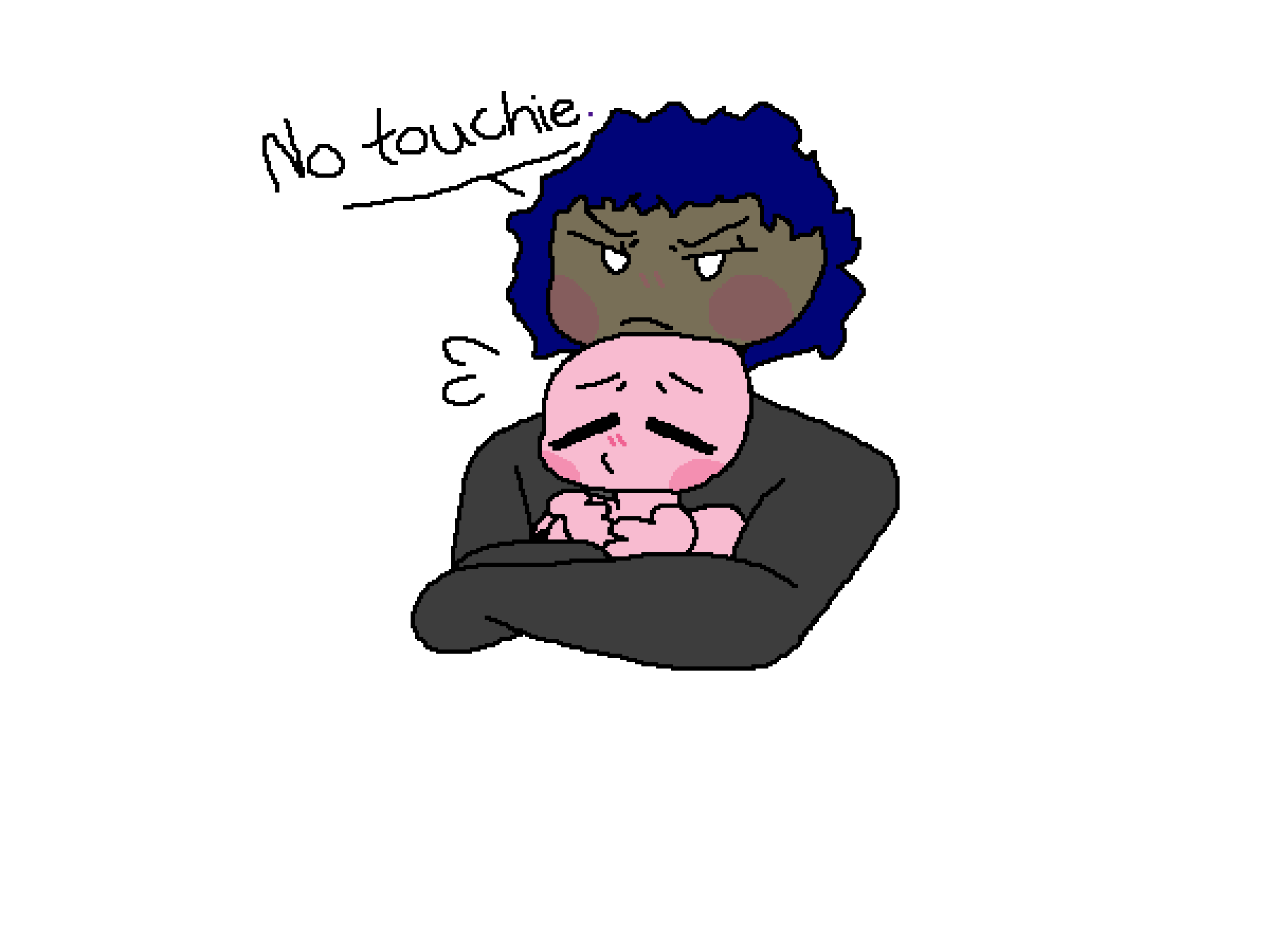 Pixilart - No touchie by KingOfDemons1