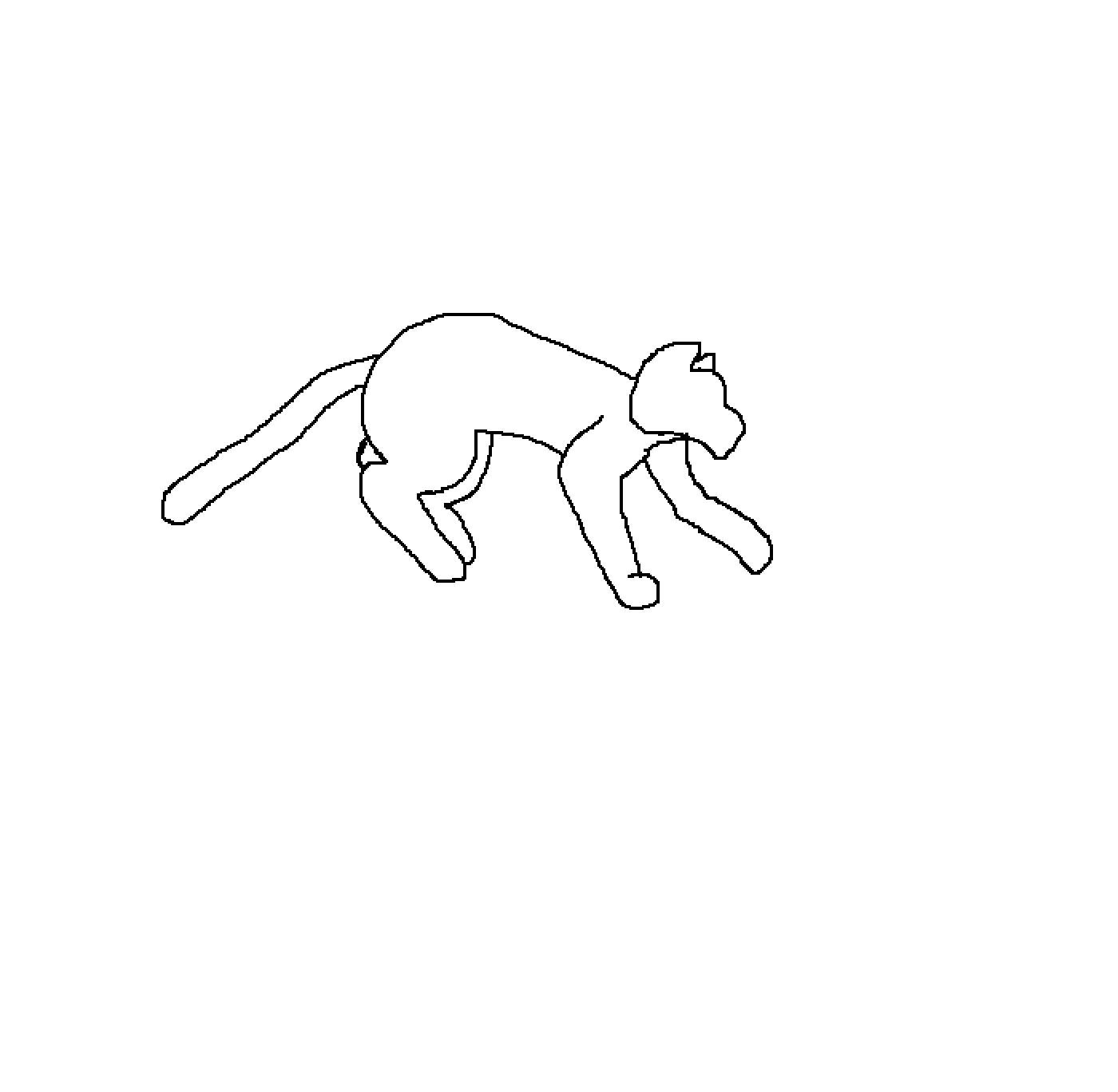 Pixilart - Running Animal Base by FurriesINC