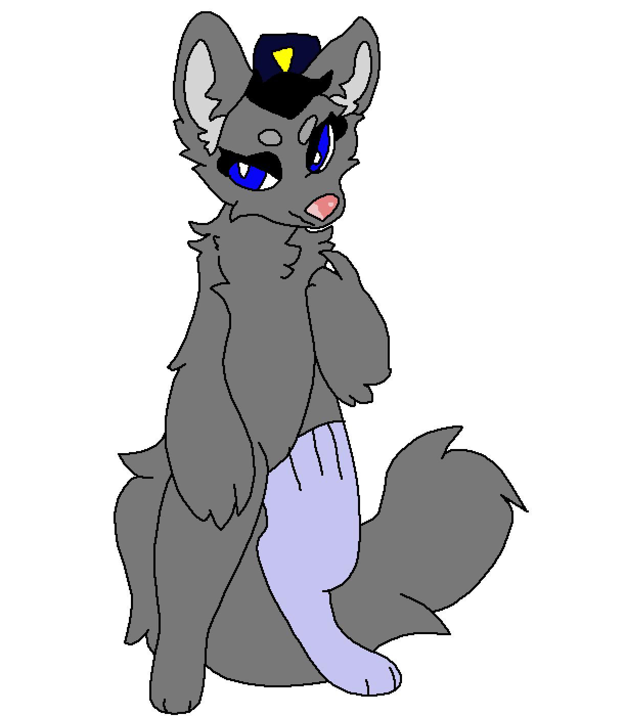 Pixilart - furry base by boy-bunny