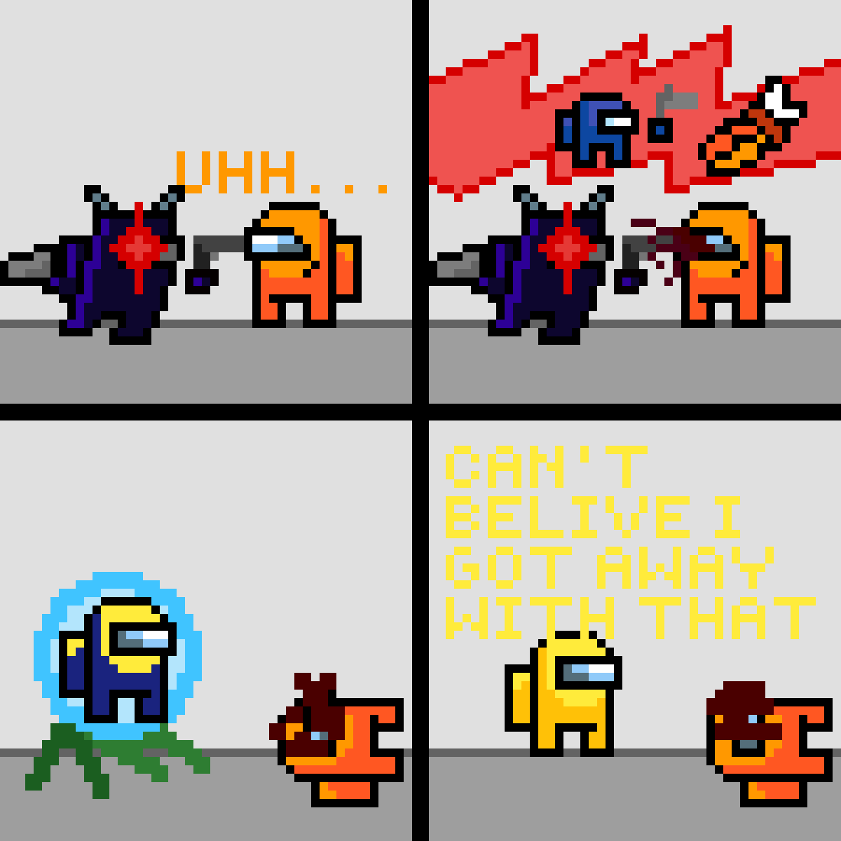 Pixilart - sussy amogus comic part 3 by LandonLMR