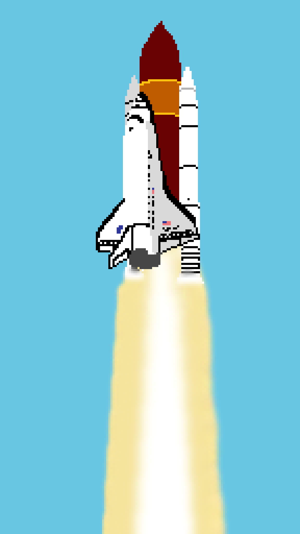 Pixilart - Space Shuttle Discovery by planesarecool