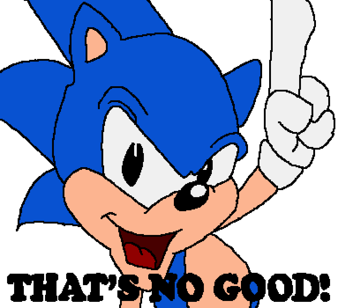 Pixilart - SONIC SEZ by Bruhness