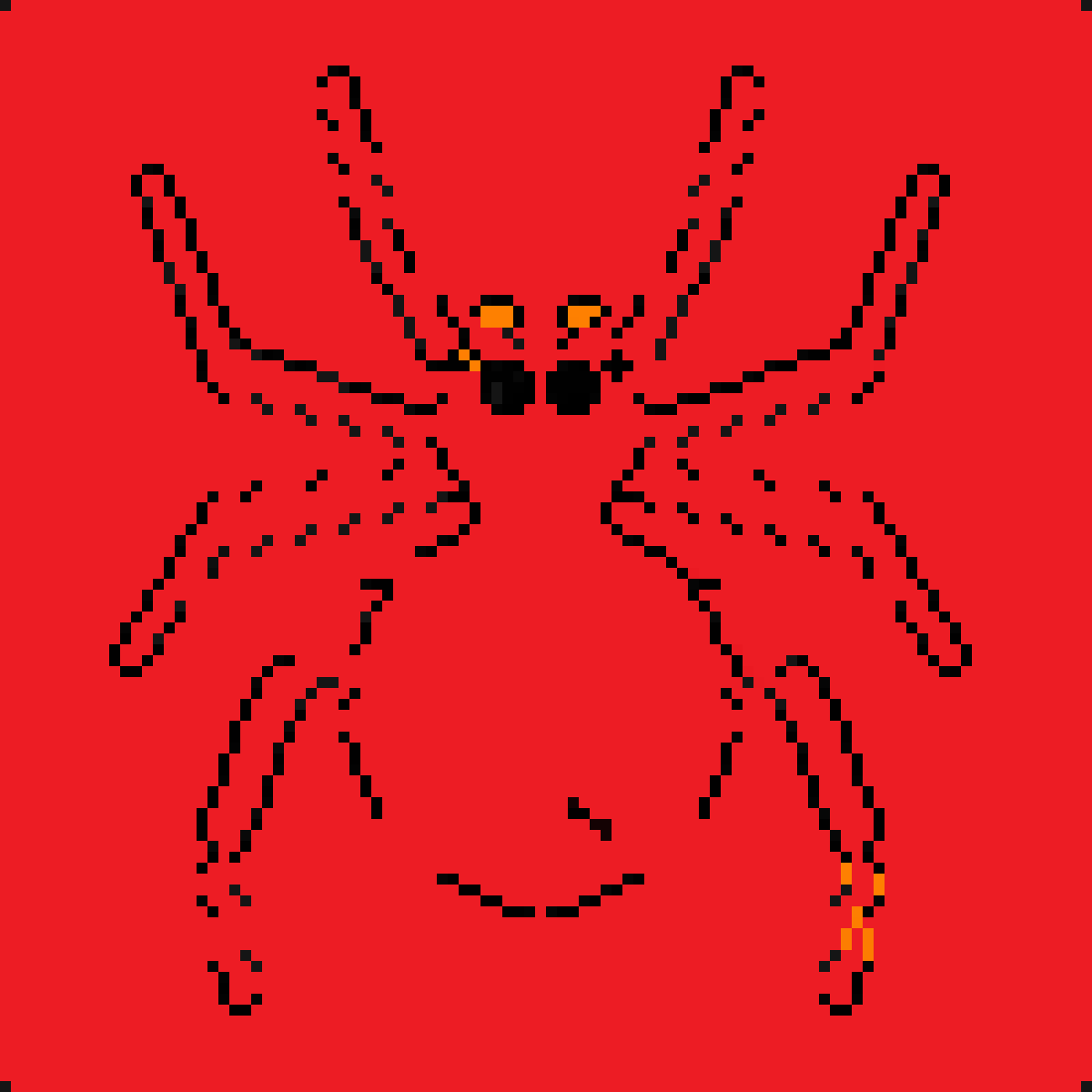 Pixilart - Spider by Yeniel