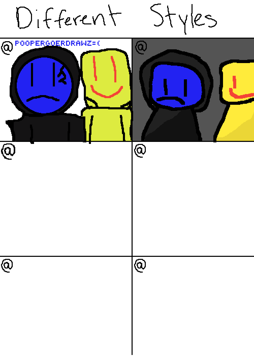 Pixilart - Styles base=) =( by ternavial