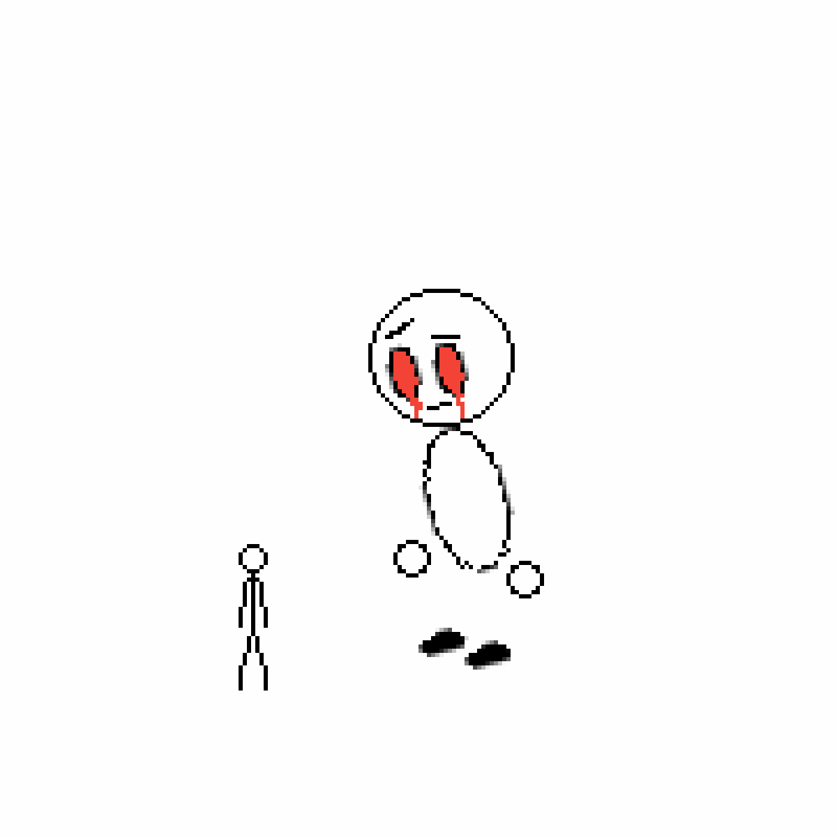 Pixilart - stickman rotating 90 degrees by starterbuck