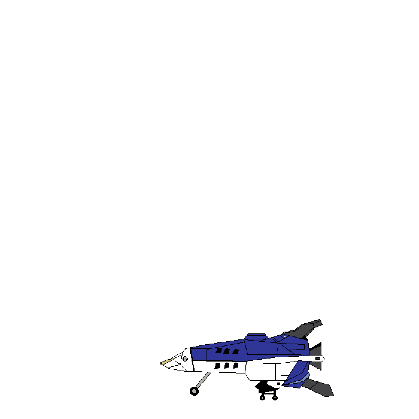 Pixilart - Space fighter 2 by thunderhawk1