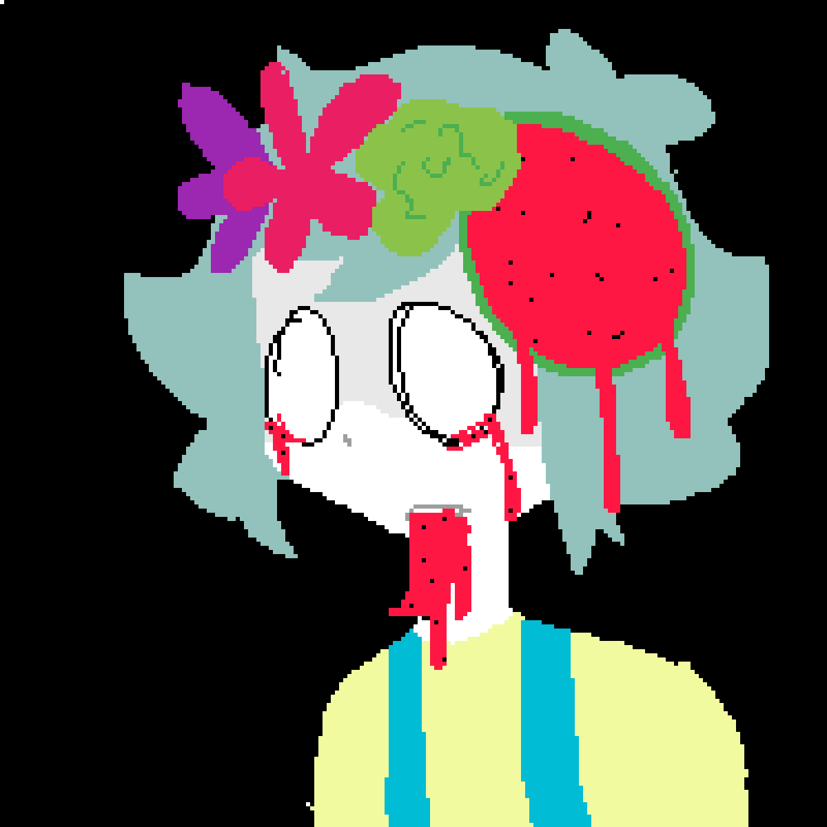 Pixilart Melon By Basilsfl0w3rs