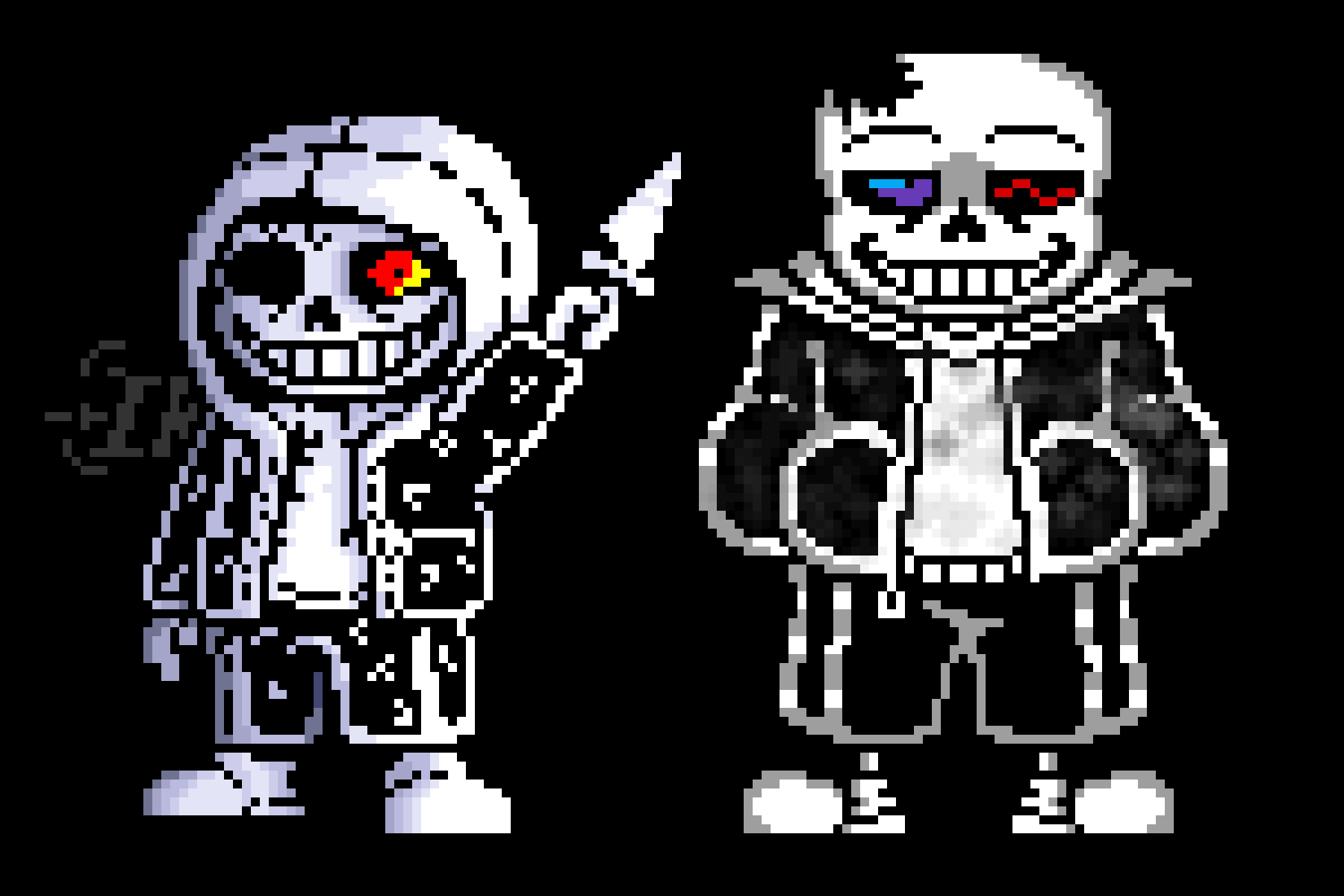 Pixilart - dusttale takes collab by IKillrr