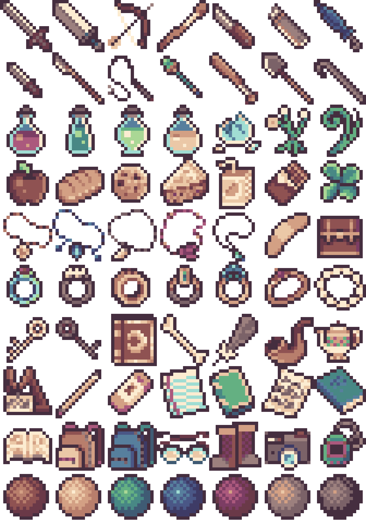 Pixilart - 16x16 Icons by liminalquartz