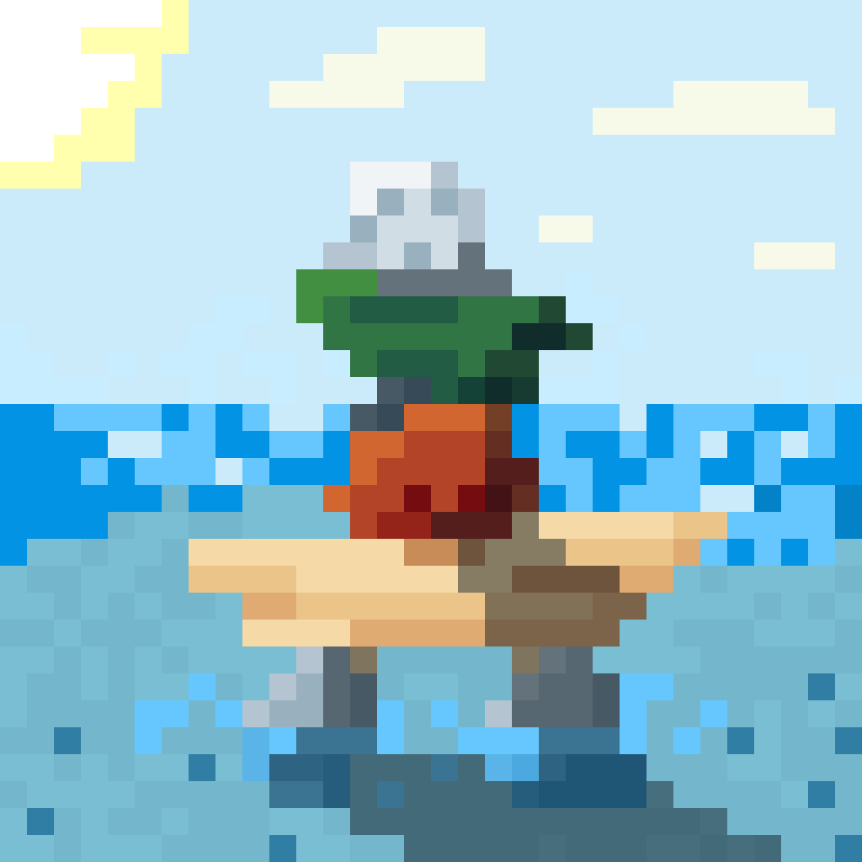 Pixilart - Stacked Rocks by Darkaberle