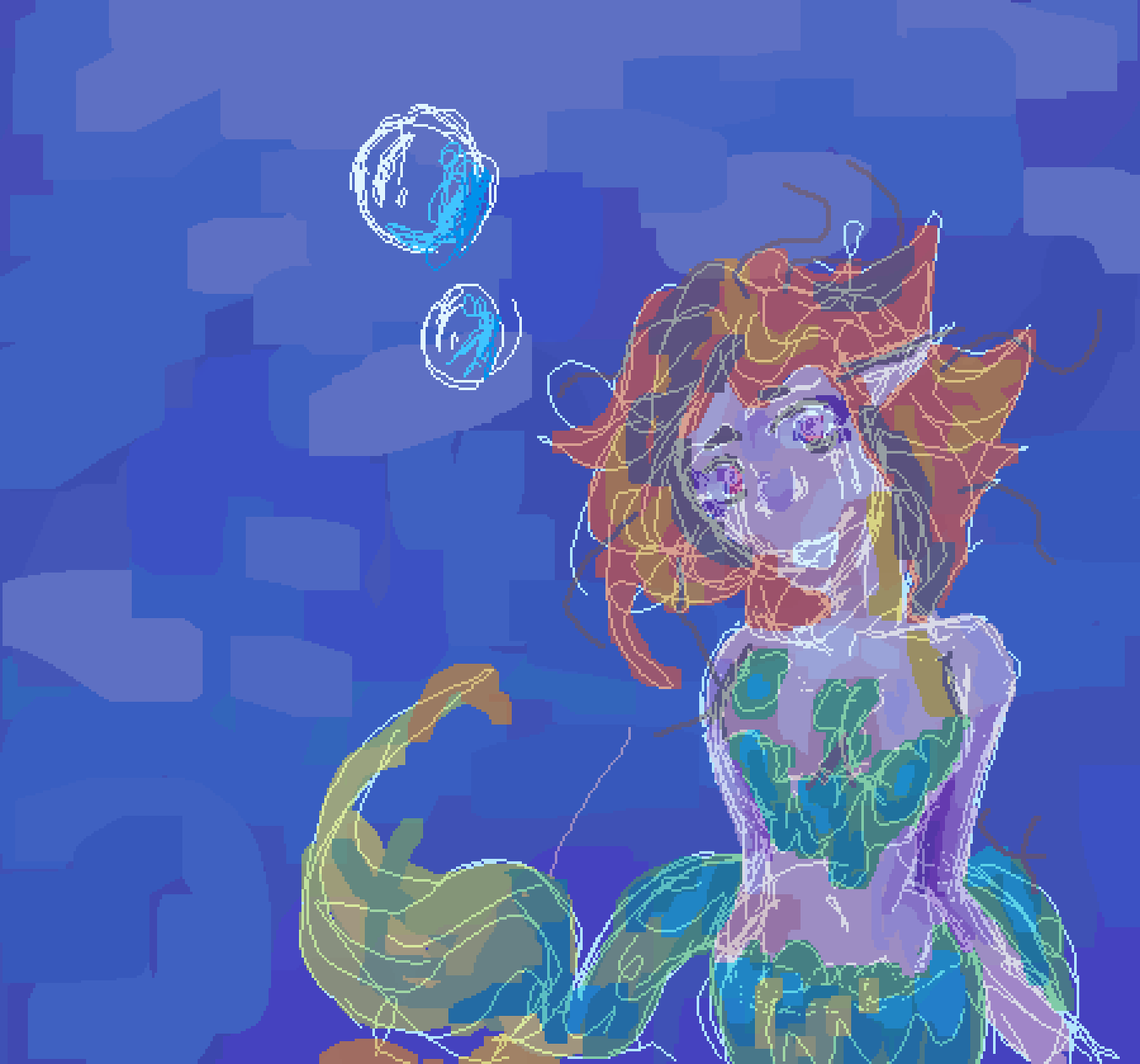 Pixilart - Blub blub by AVanillaCookie