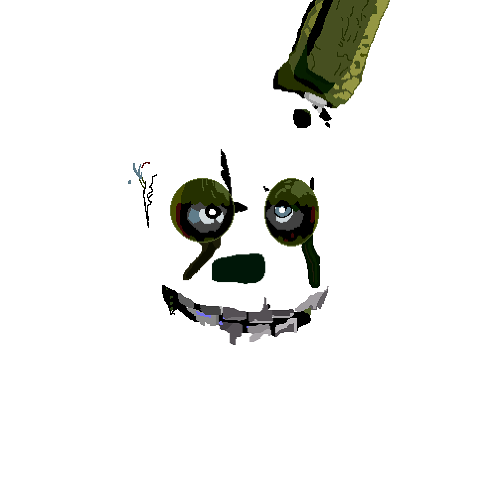 Pixilart - Springtrap (TRACE W.I.P!) by VioletGamesYT