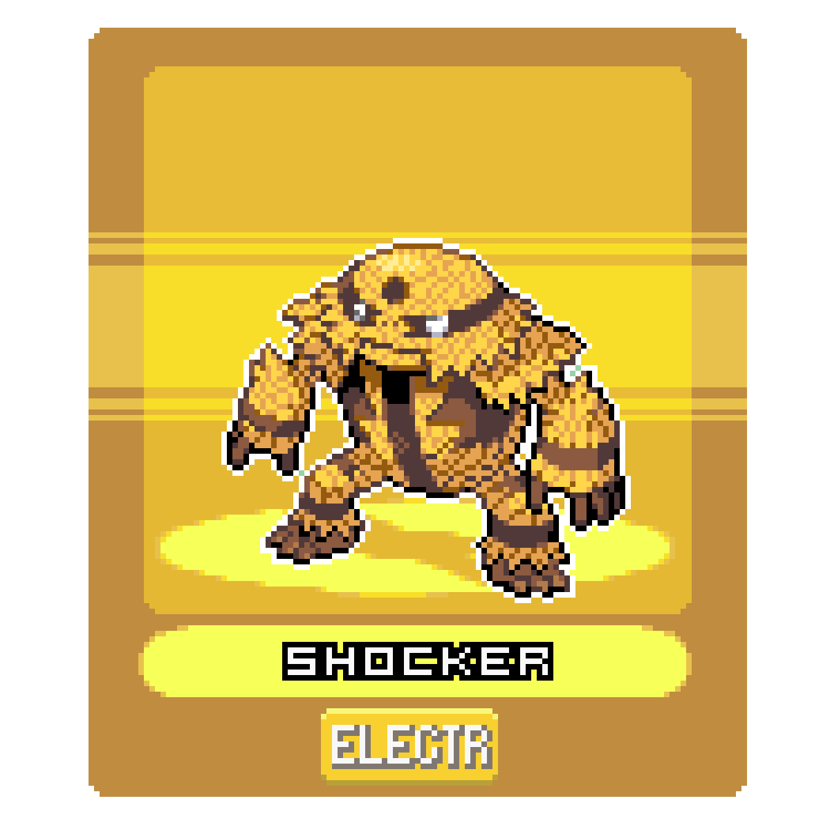 Pixilart - Shocker Pokemon by Ebn28