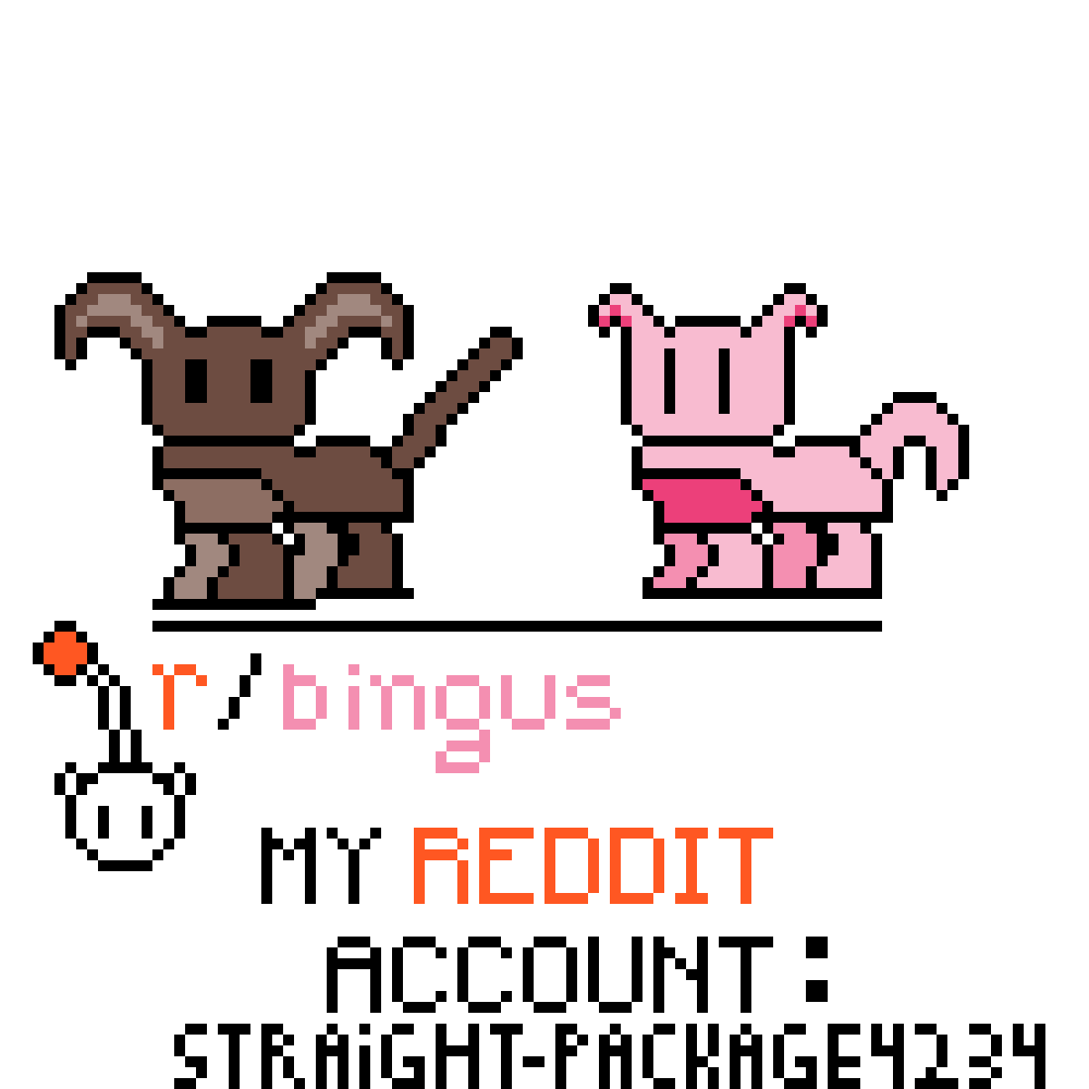 Pixilart - Bingus And Floppa by paulstephen