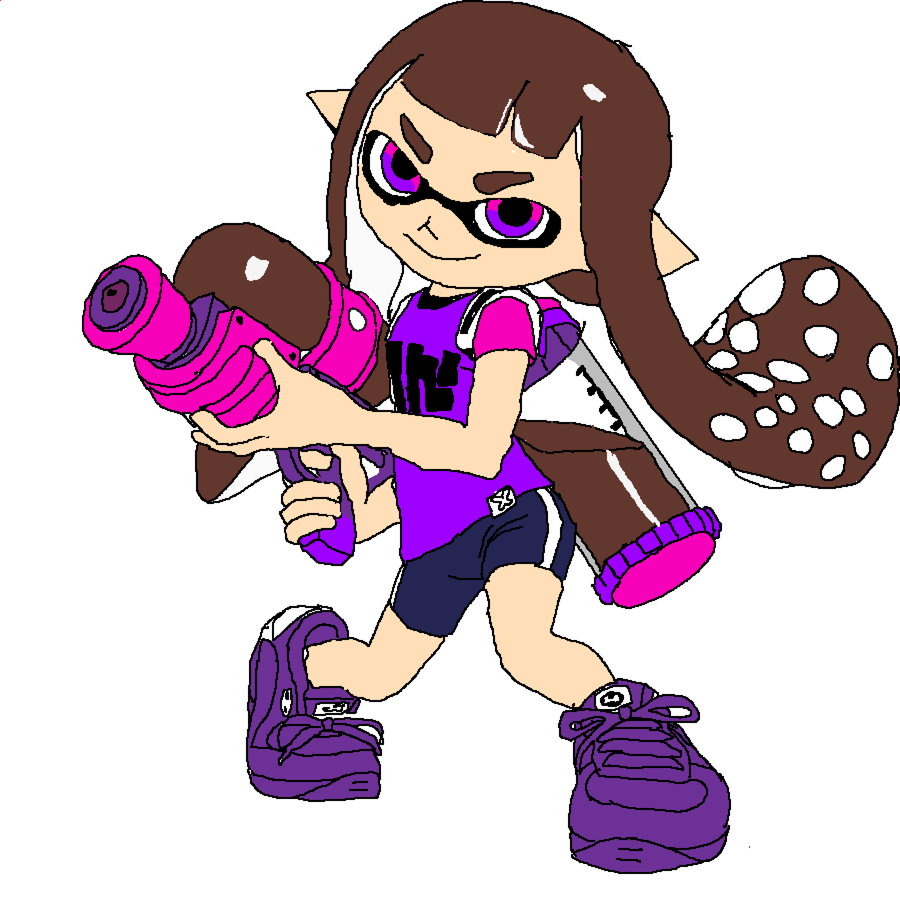Pixilart - Me as a inkling by BlossomArt