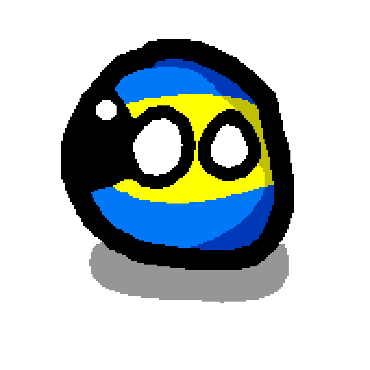 Pixilart - The Bahamas countryball by Te-cheeseman320