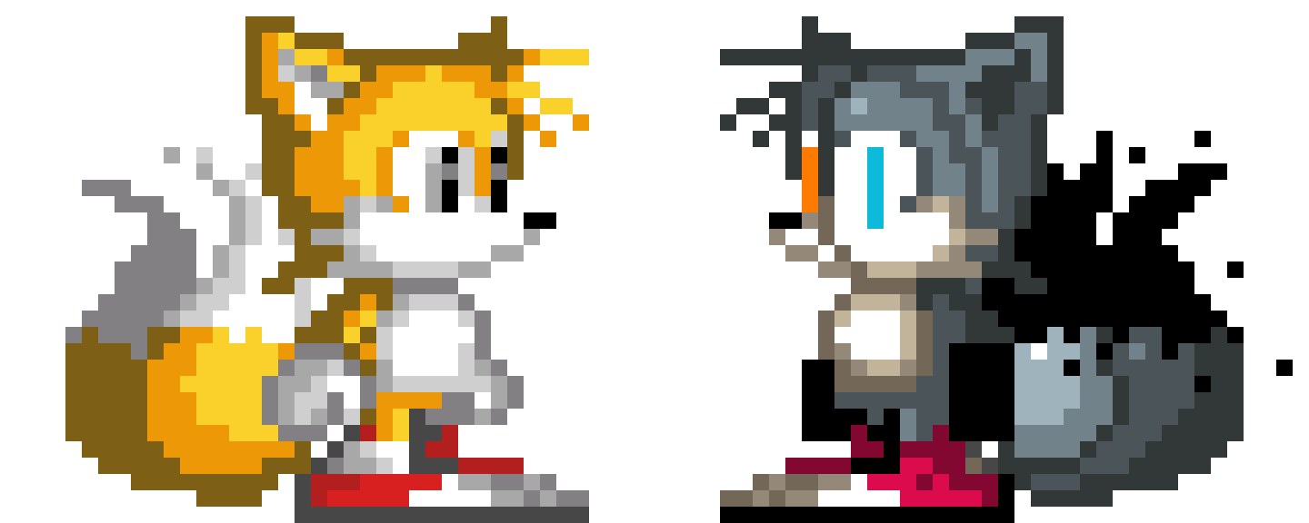 Pixilart - Faker Tails by zLnix-gif