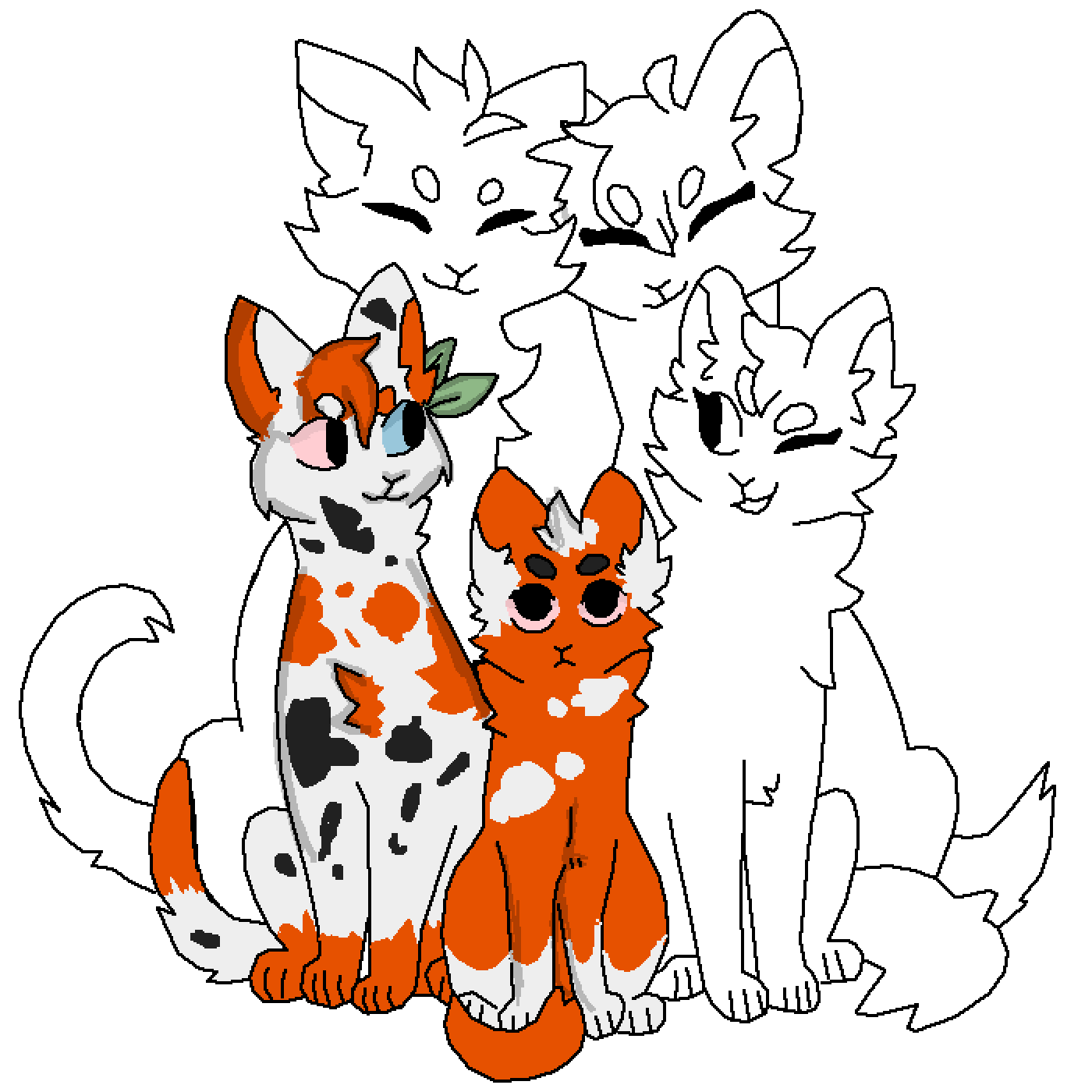 ocs cats by Fenixshadows - Pixilart