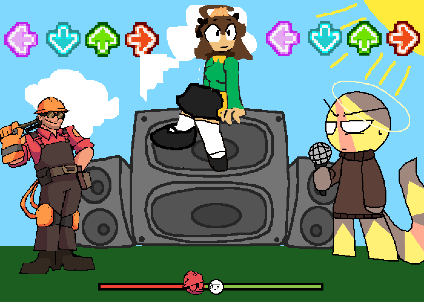 Pixilart - fnf collab by Alice1605