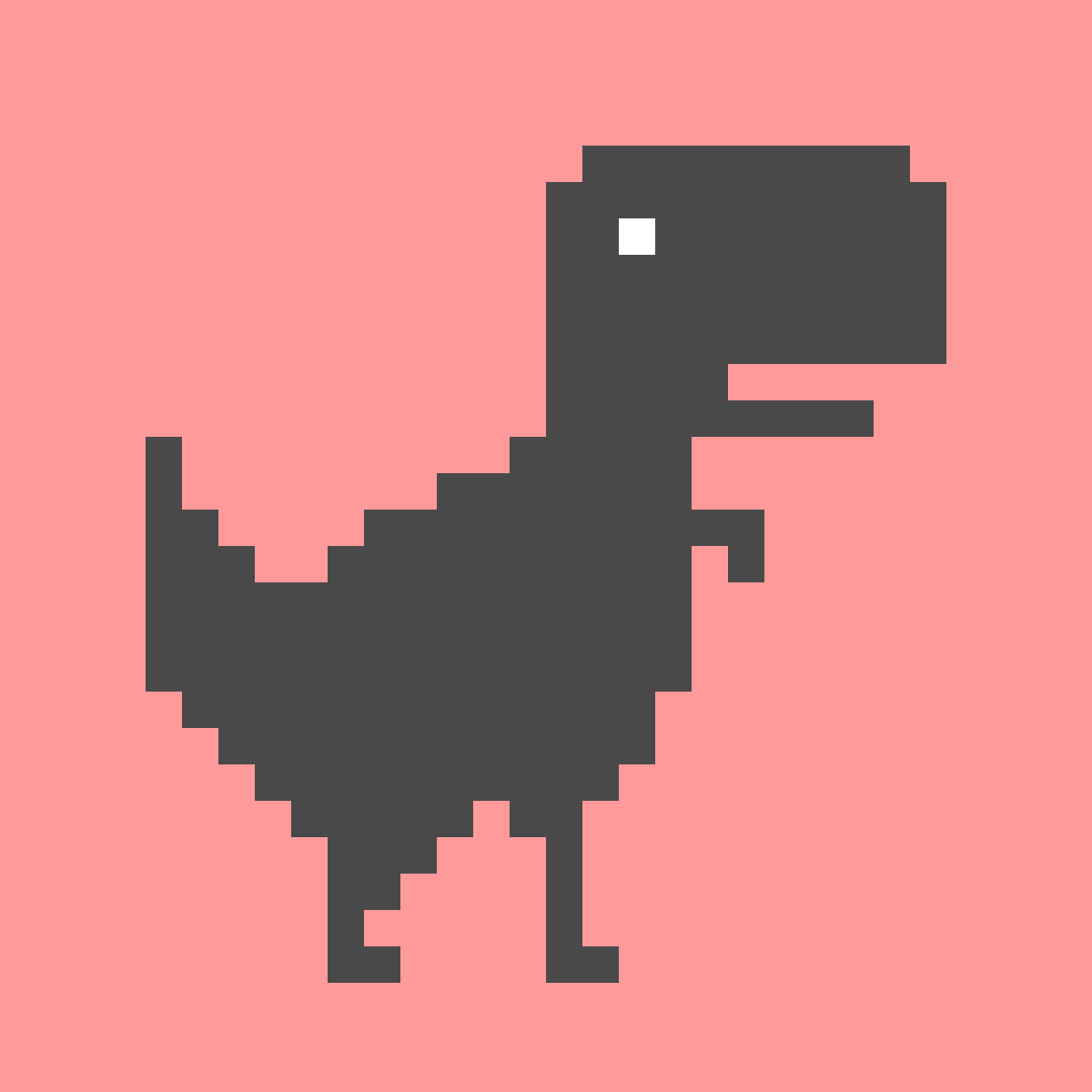 Pixilart - Dancing dinosaur by Mari-Ita