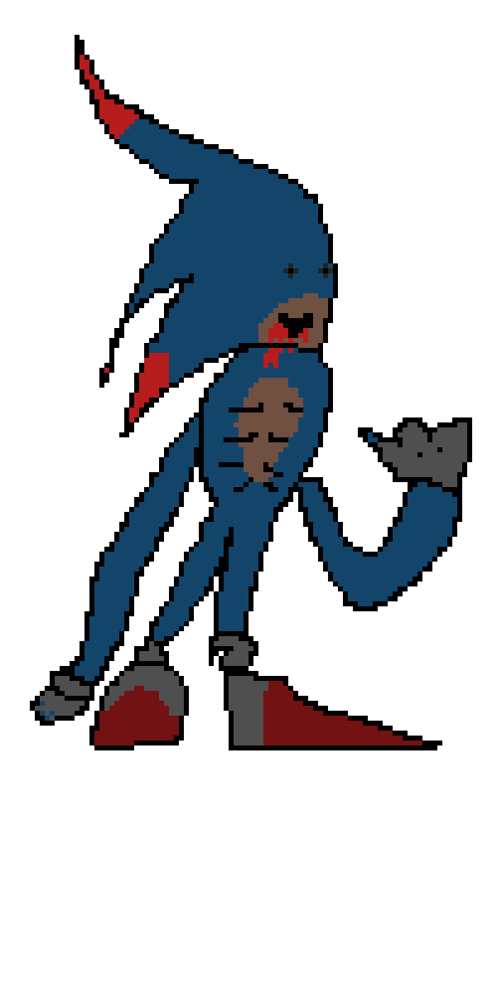 Pixilart - Sonic.Lua Beast form concept by Gavin2040