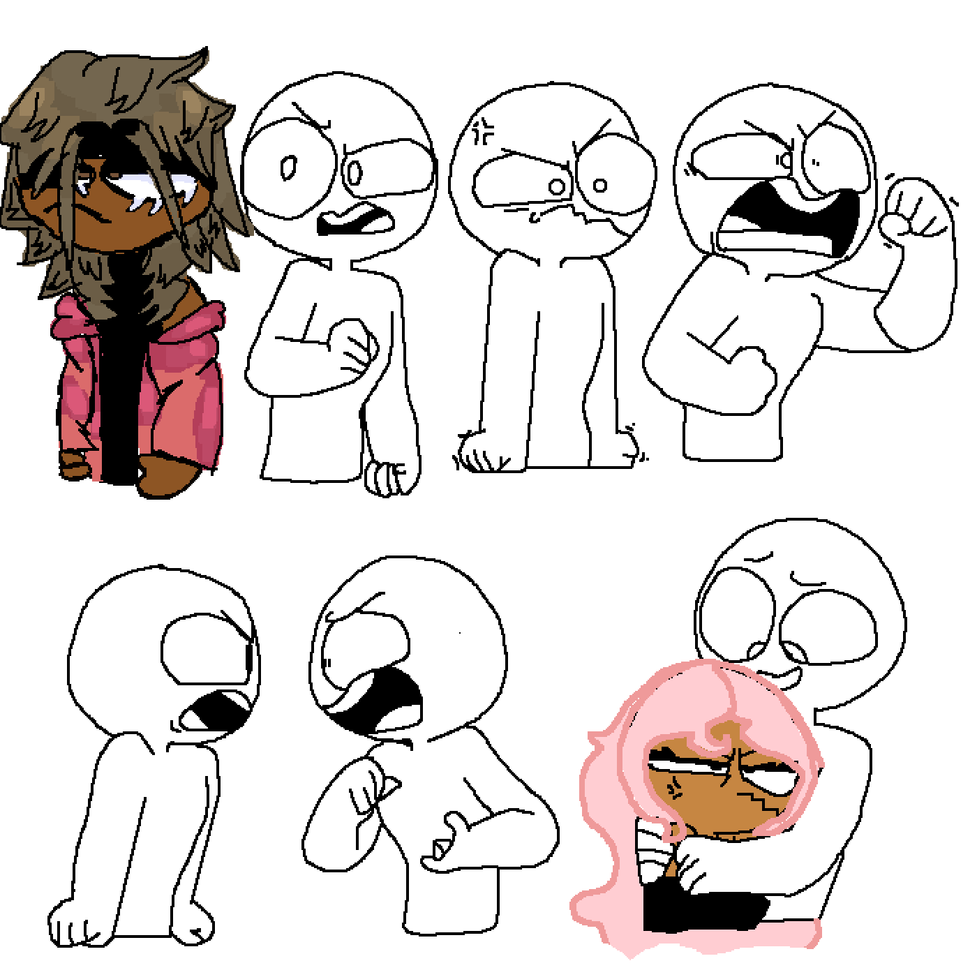 Chibi Group Pose