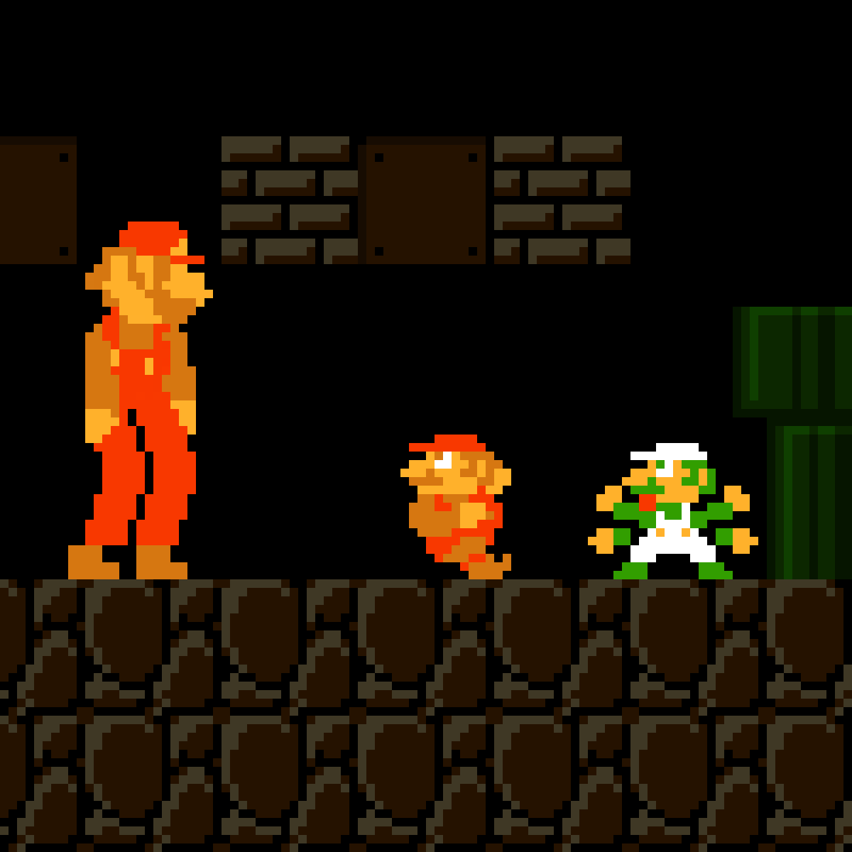 Pixilart - Mario and Luigi vs SEEKER.COPY by SONIC2211226