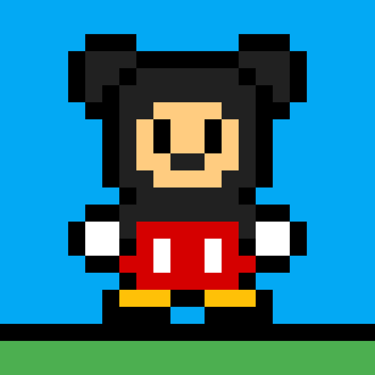 Pixilart - Mickey Mouse by Borb-Thy-Great