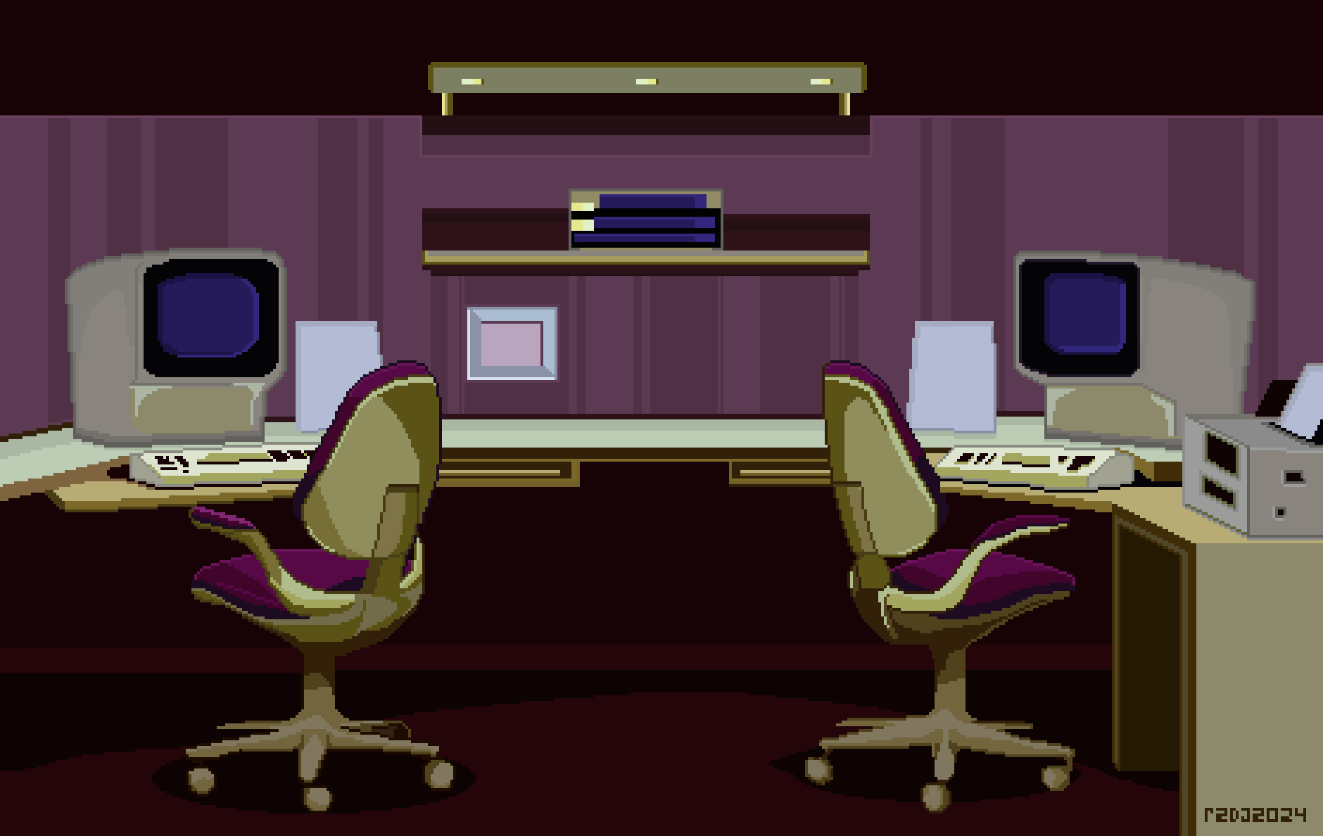 Pixilart - Liminal desk by R2DJ